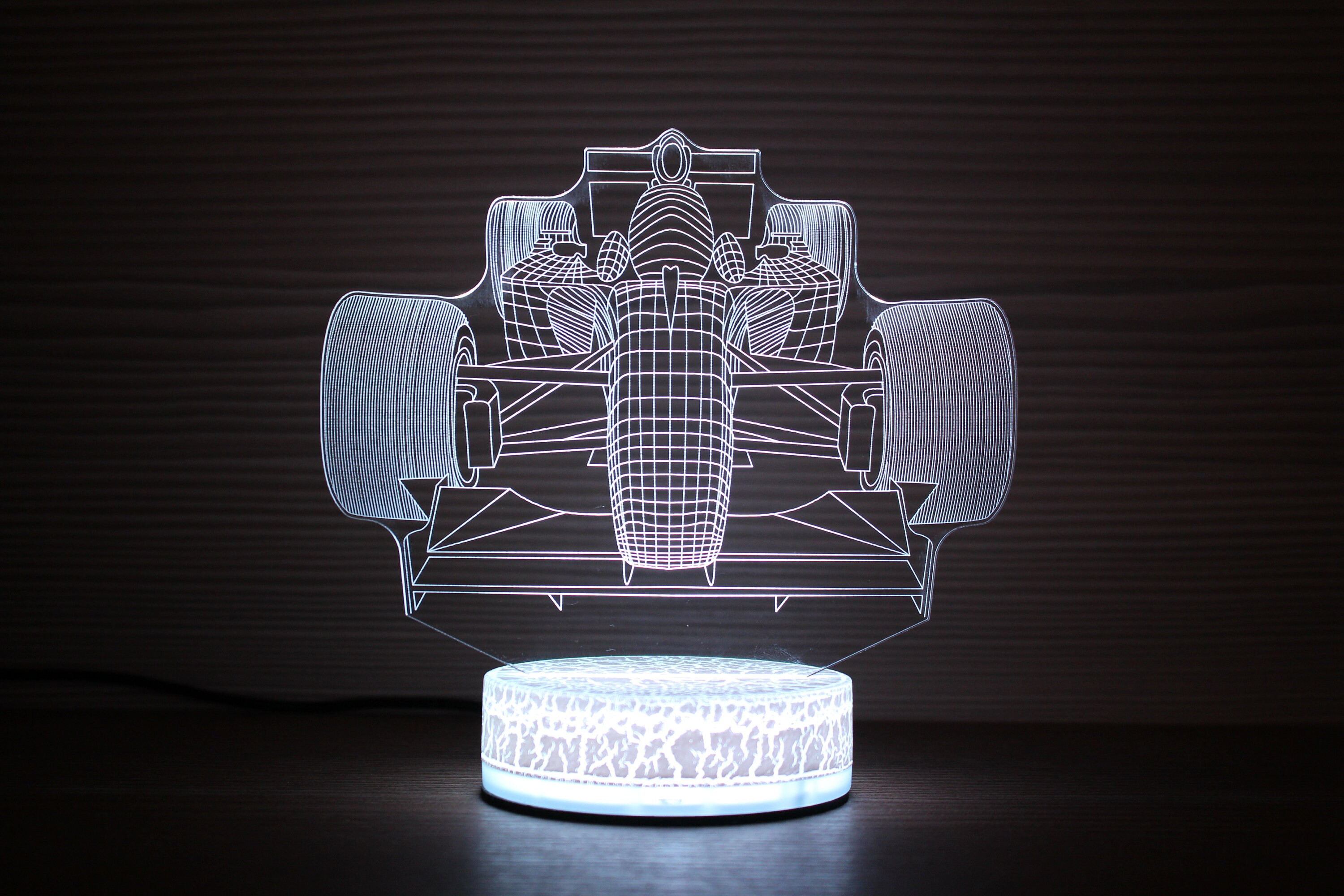 Formula 1 Vintage Formula 1 Wall Art 3D Night Lamp Night Light - Etsy