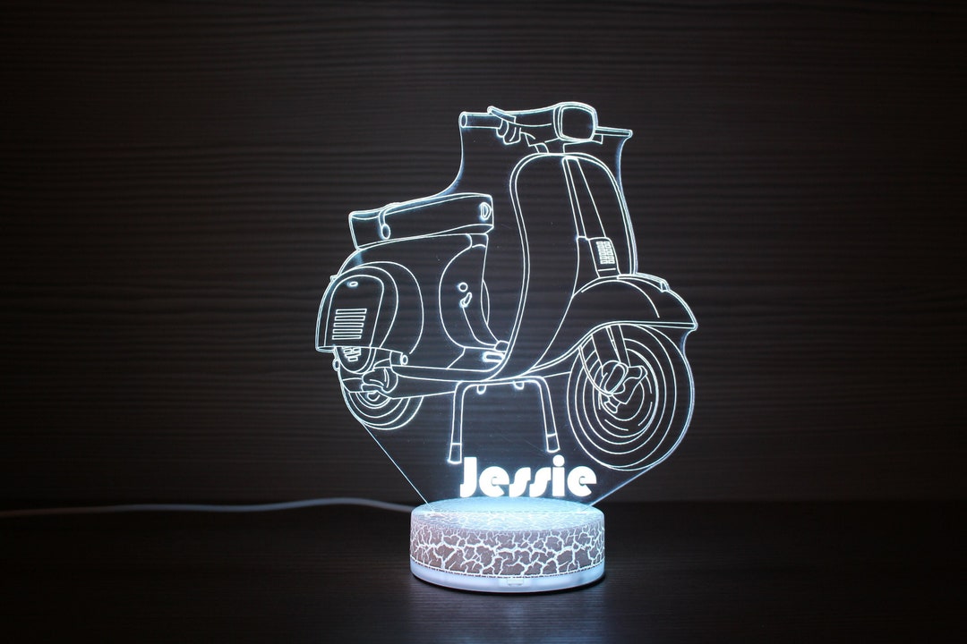 Vespa 50 Special Vespa Lamp Vespa Light 3D Night Lamp 3D Night Light ...