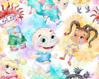 Rugrats Digital Paper - Etsy UK