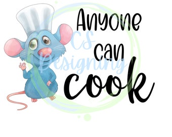 Anyone Can Cook Svg - Etsy