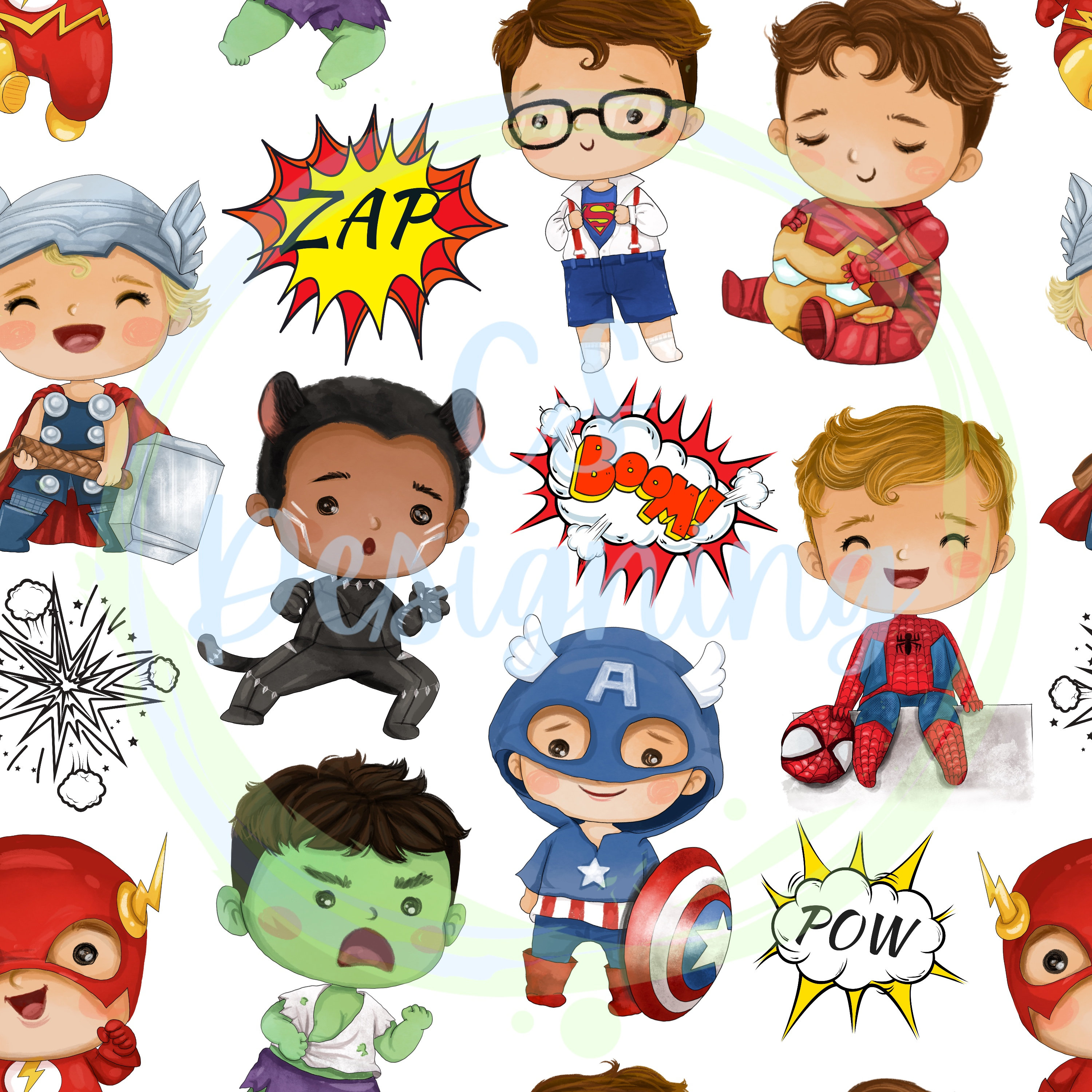 Craft Supplies & Tools Marvel seamless files,superhero seamless ...