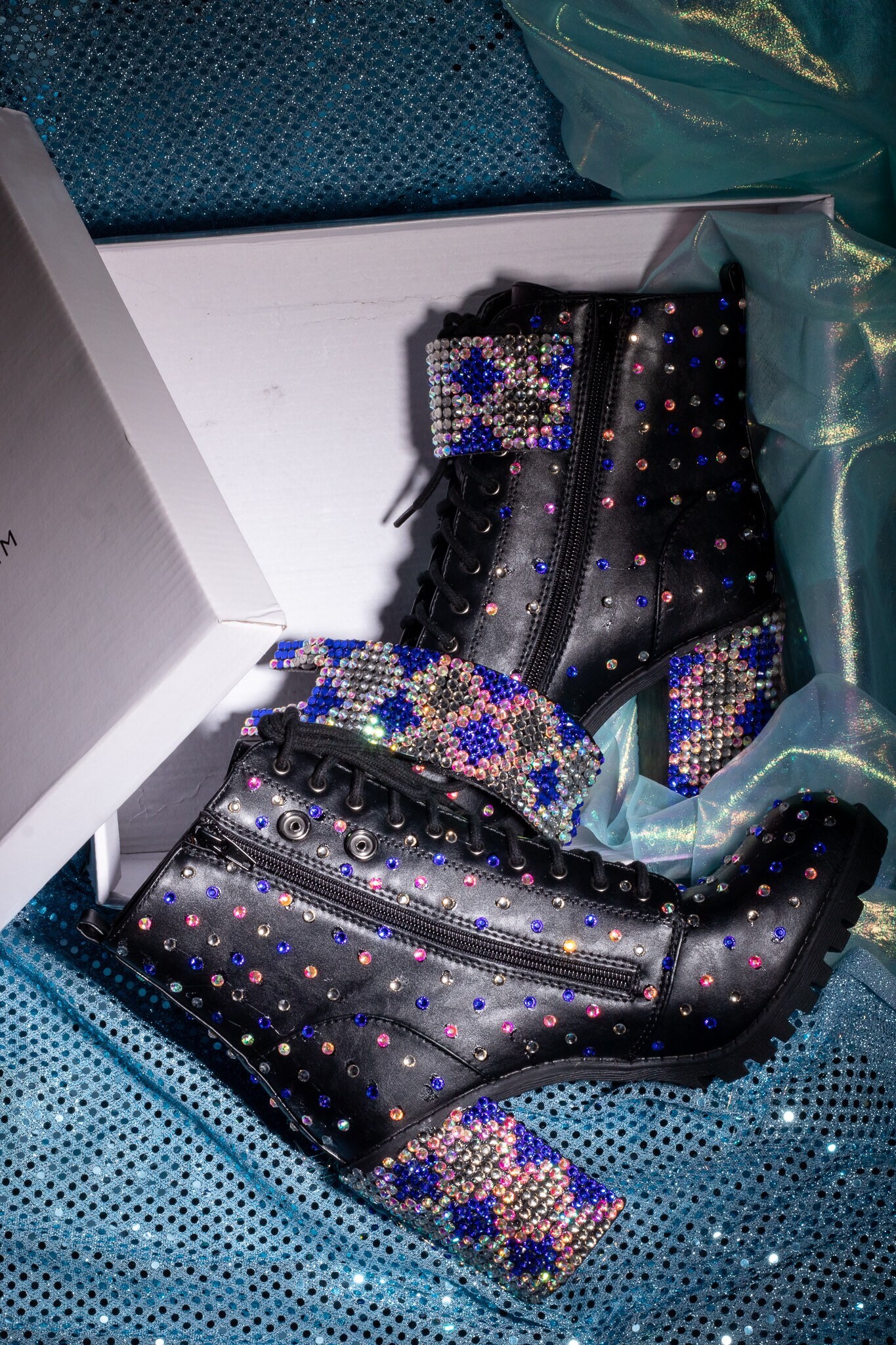 Six the Musical Bedazzled Rhinestone Cosplay Boots Read - Etsy