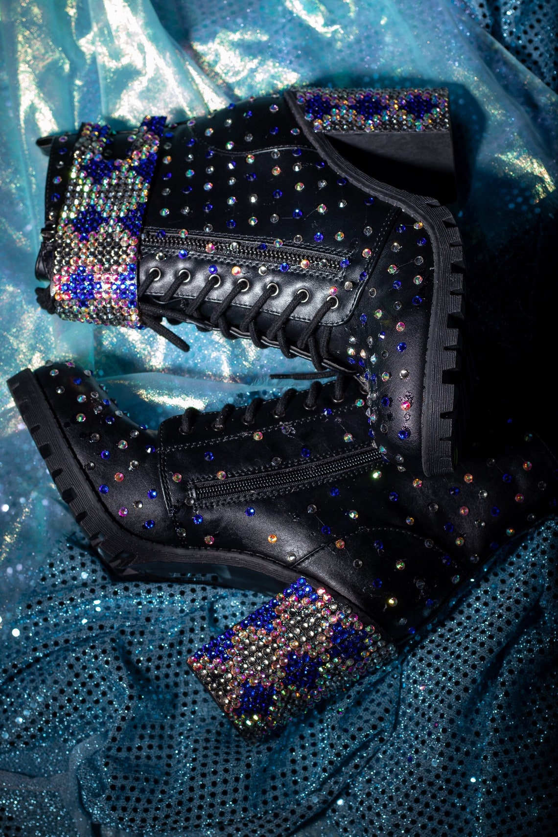 Six the Musical Bedazzled Rhinestone Cosplay Boots Read - Etsy