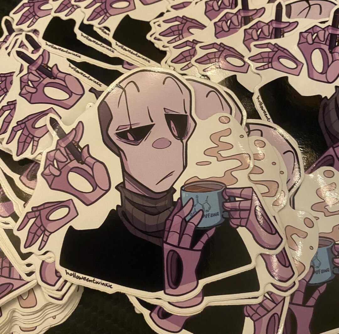 Undertale Stickers -- W.D Gaster - Etsy