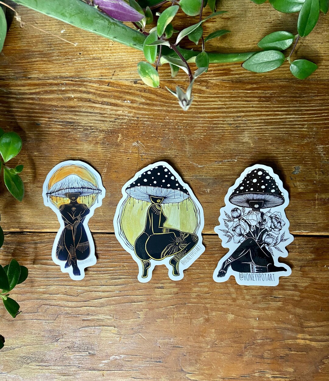 THE SHOWSTOPPER Sticker Pack of Three Divine Feminine - Etsy