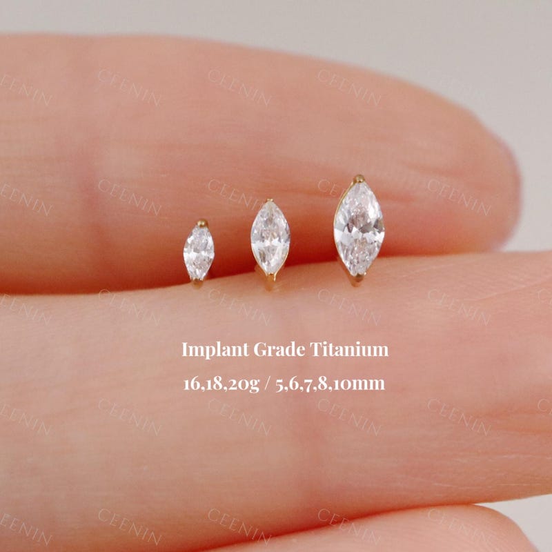 Flat Back Earrings 3 Sets - Etsy