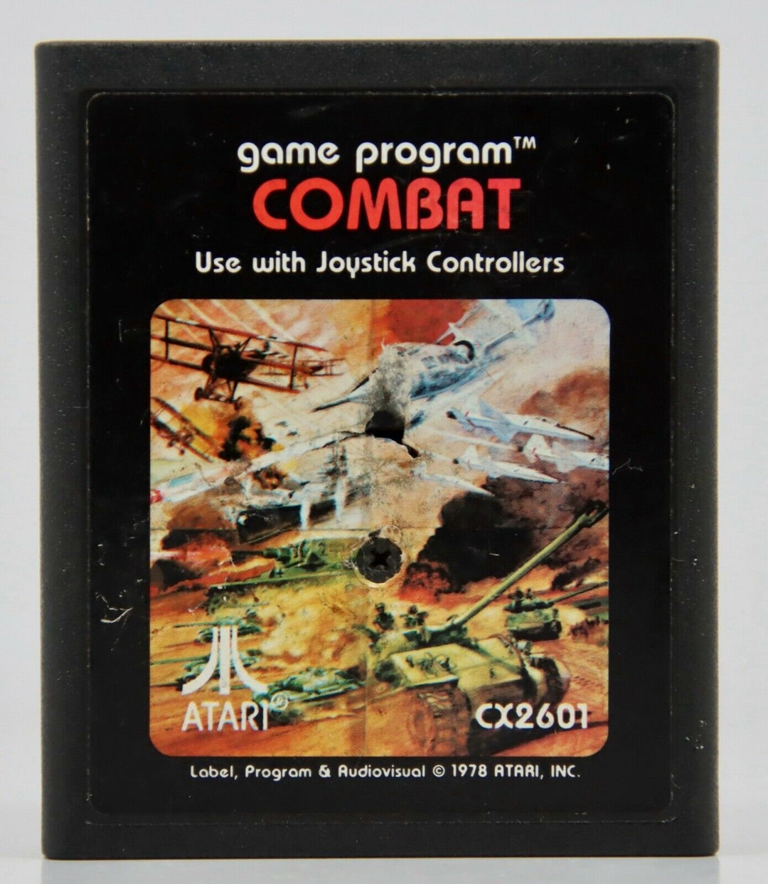 1978 Atari 2600 COMBAT Game Cartridge CX2601 Tested Works B - Etsy
