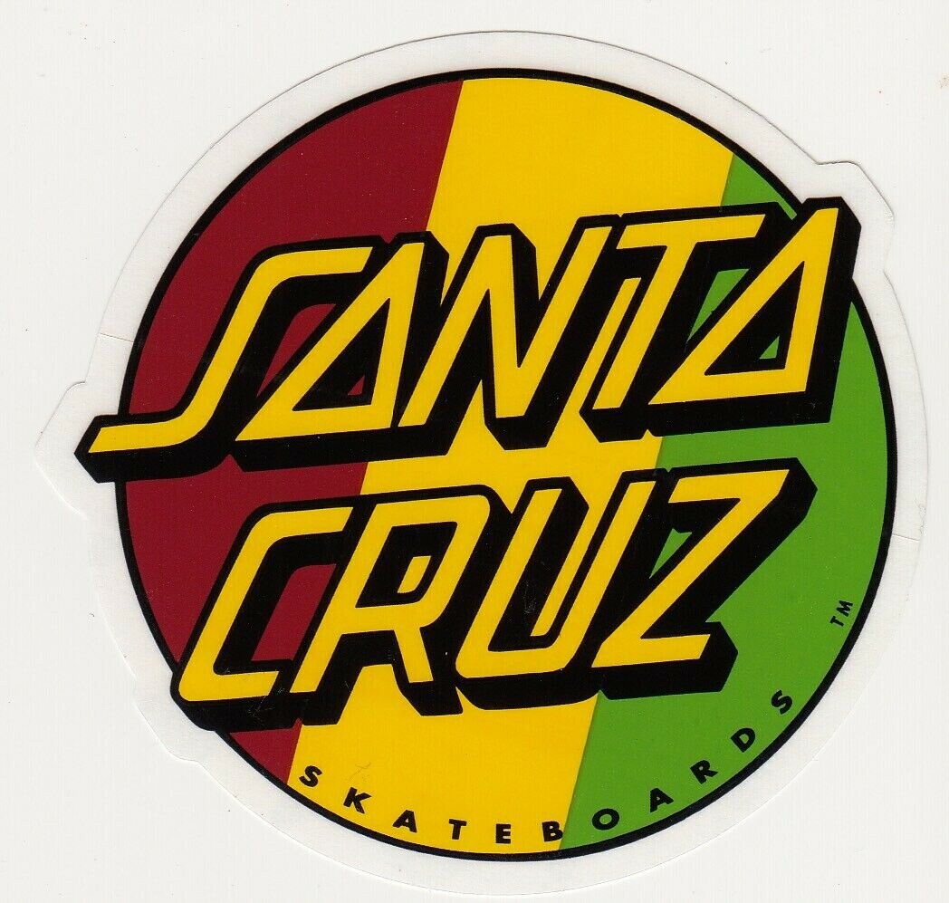 Santa Cruz Skateboards Jamaican Rasta Sticker 3 Decal - Etsy