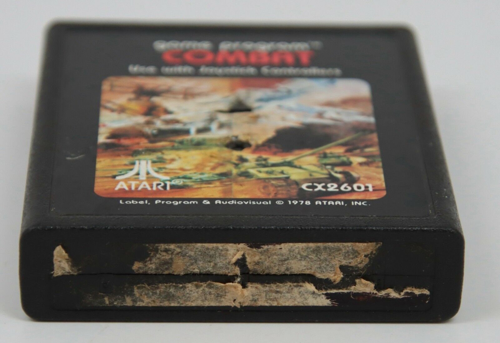 Buy 1978 Atari 2600 COMBAT Game Cartridge CX2601 Tested Works B Online ...