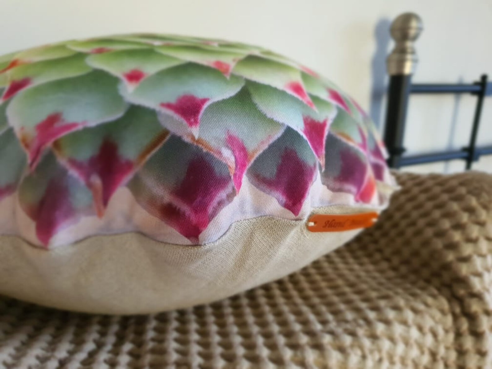 Set of 2 Succulent Cushions/ 2 Pillows Cactus/flowers Pillows | Etsy