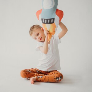 Space Rocket Pillow, Kids Room Decor, Boys Room Decor, Baby Nursery ...