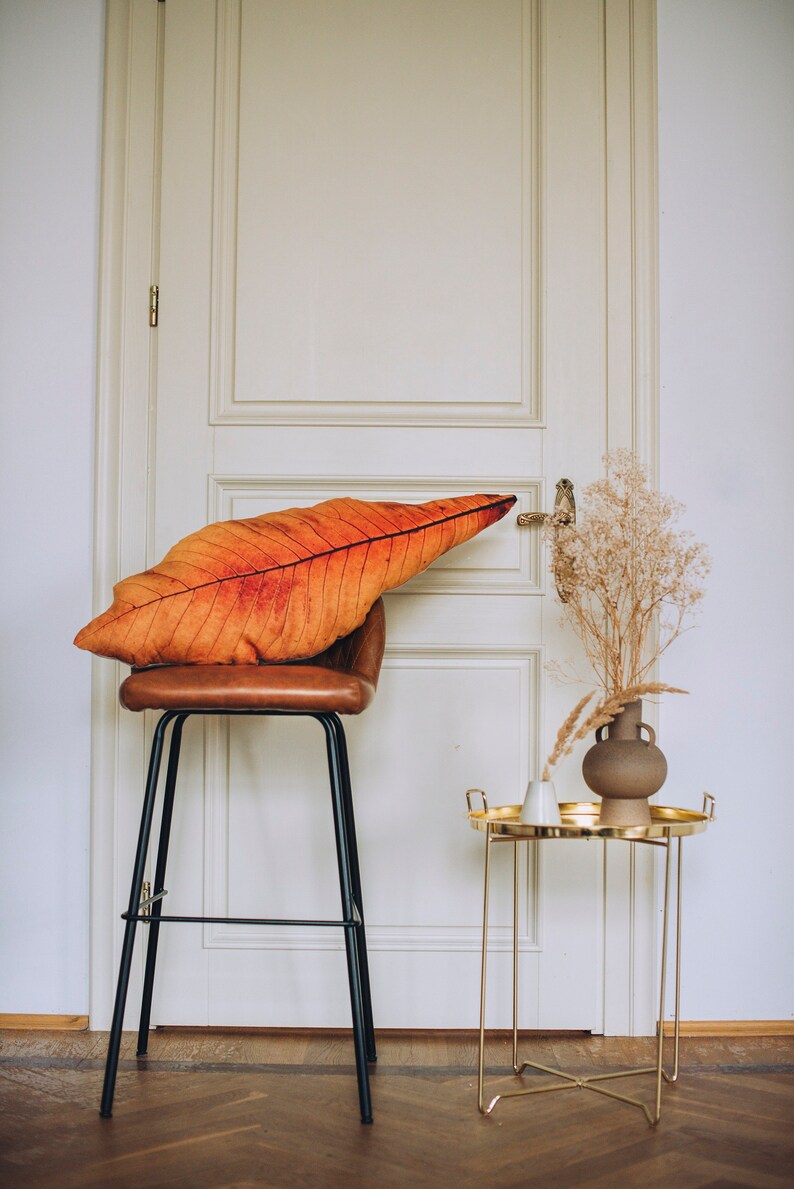 Leaf Cushion Leaf Pillow Plant Pillow Decor Pillow Plant - Etsy UK