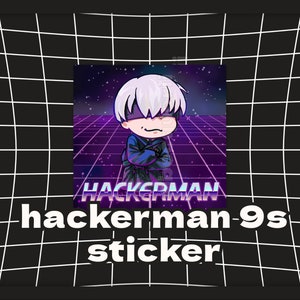 Hackerman 9S Sticker Nier Automata - Etsy