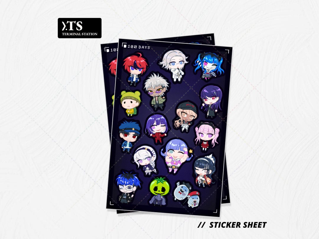 Hundred Line Cast SDU Members Sticker Sheet | HNDR - Etsy