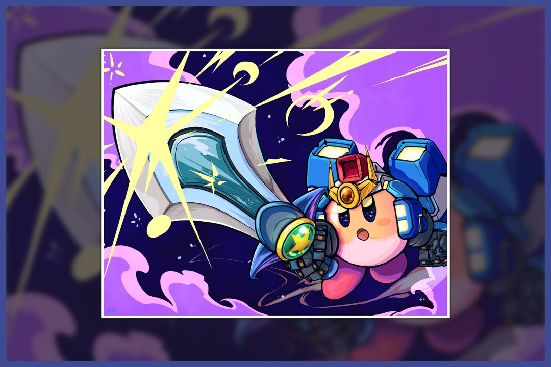 Mecha Kirby Brave Perspective Art Print Kirby Series - Etsy
