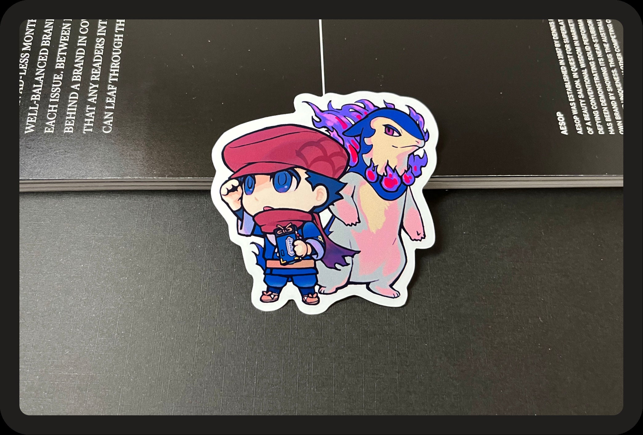 Volo, Cogita, Rei, Akari | Character and Partner Pokemon Stickers Vol ...