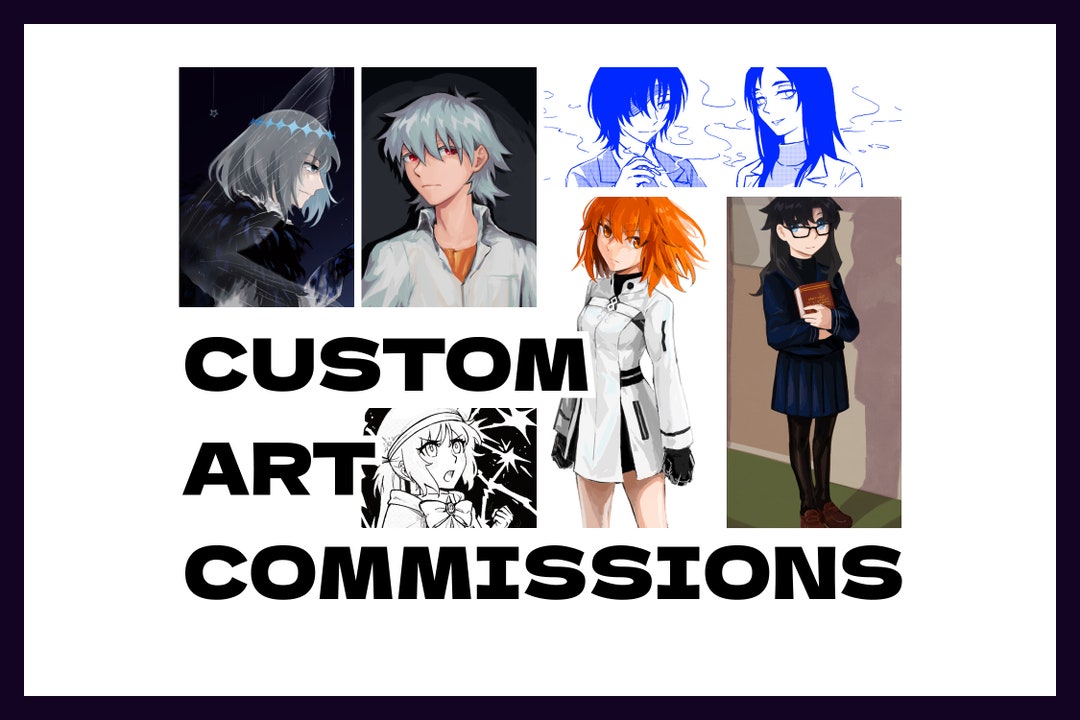 CUSTOM ART COMMISSION Anime/manga/game Styled Art Drawing and Paintings ...