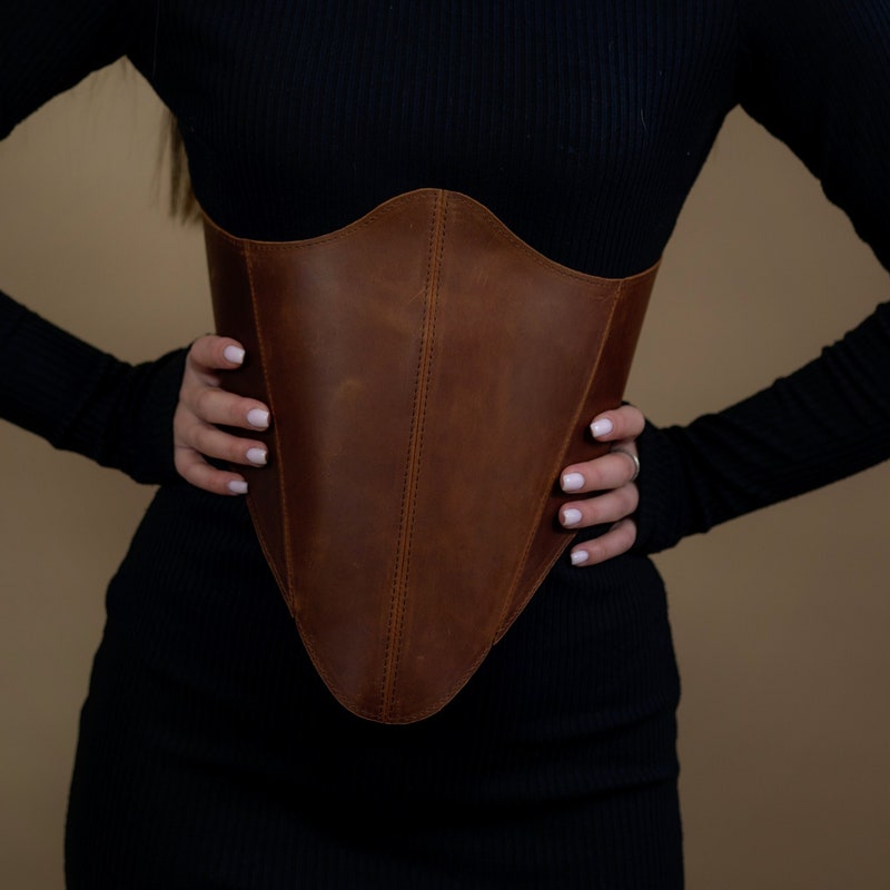Leather Bustier - Etsy