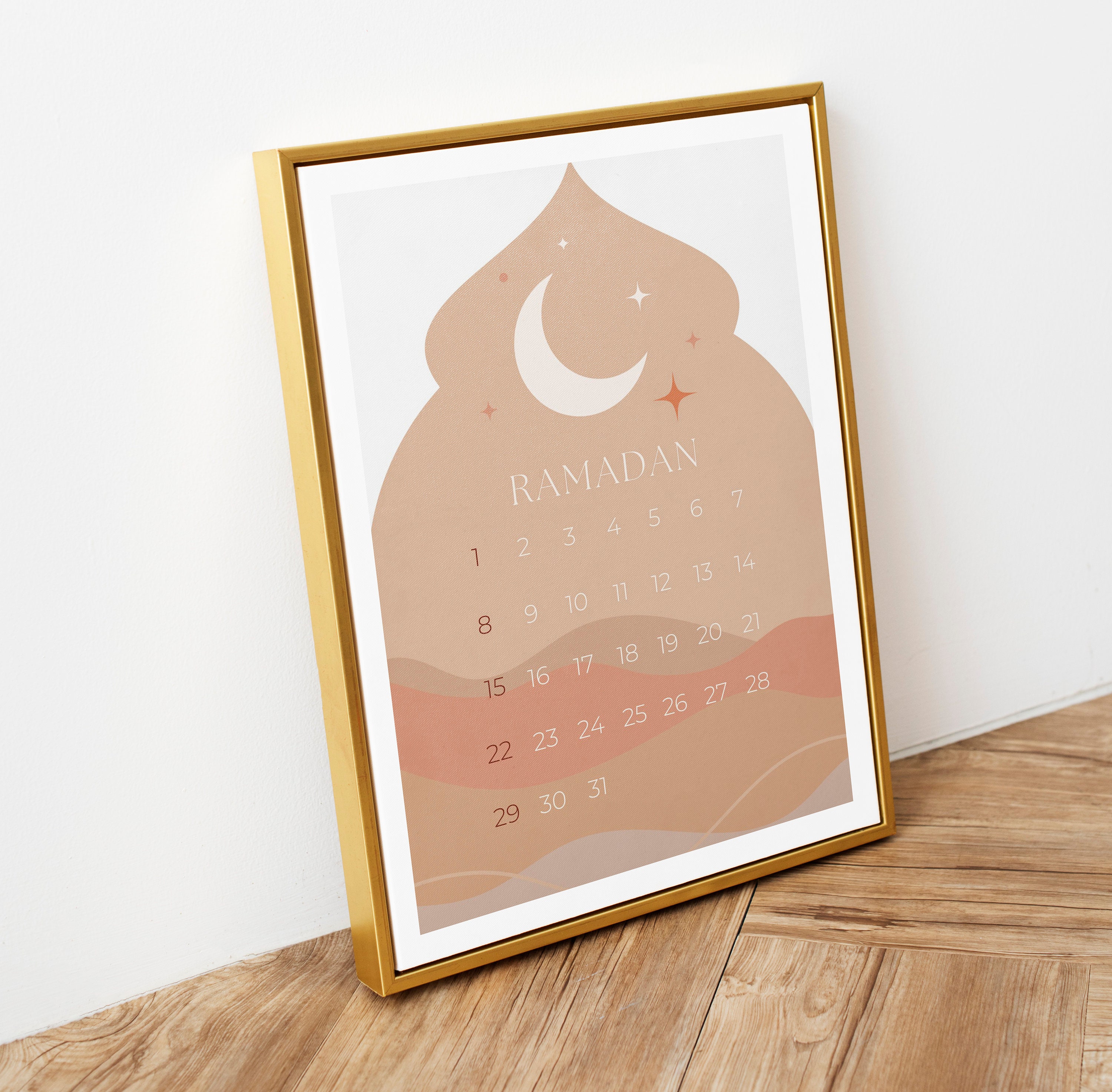 Printable Ramadan Countdown Calendar. Kids Eid Countdown Calendar ...