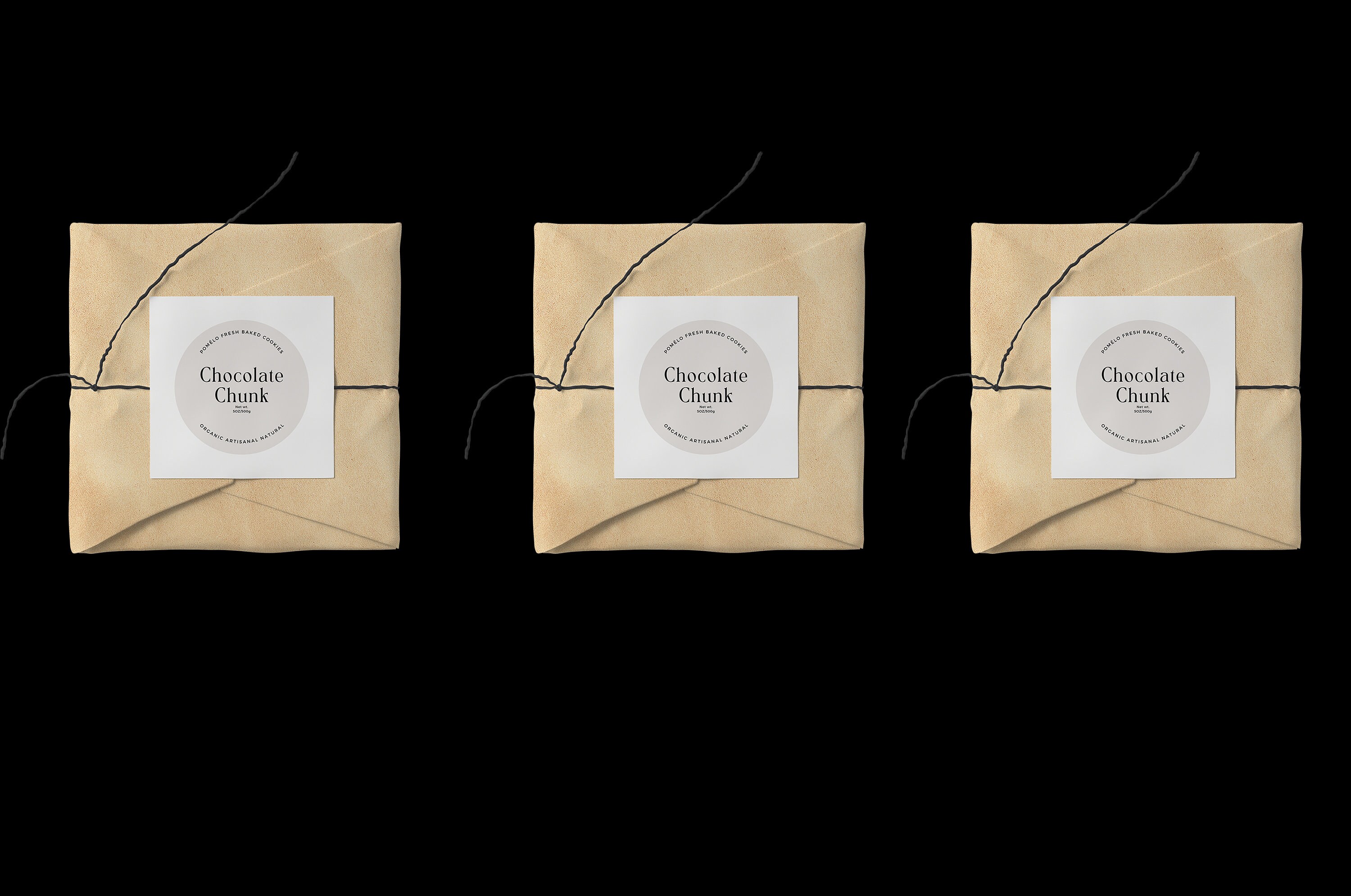 Editable Cookie Bakery Food Label Sticker Template, Circle Sticker, DIY ...