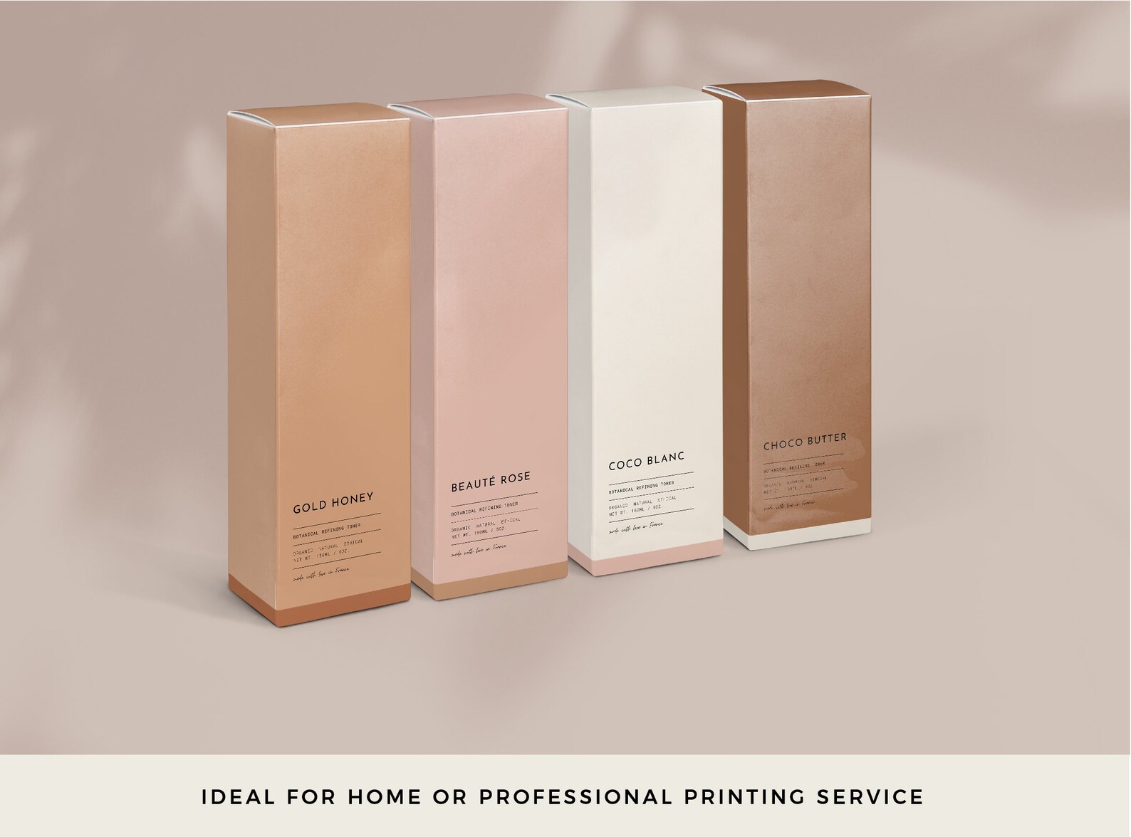 EDITABLE Cosmetic Label Template — Custom Beauty Product Label — Bottle ...