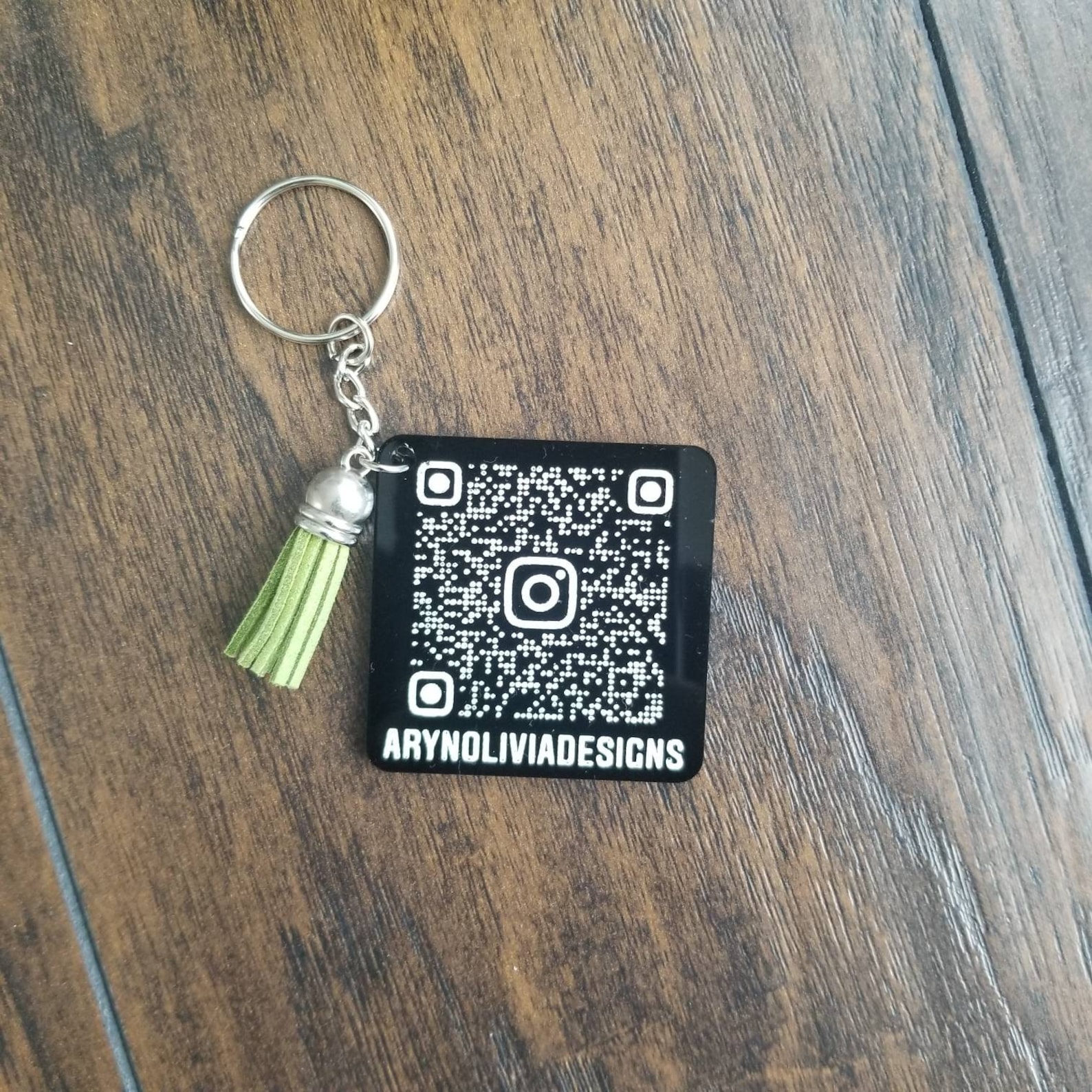 Scannable QR Keychain / Acrylic QR Sign / Mini Scan to Pay - Etsy