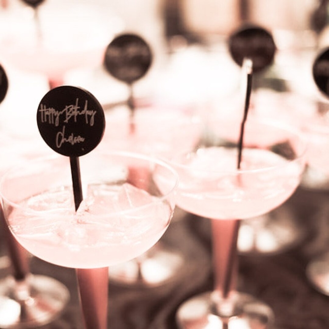 Custom Acrylic Drink Stirrers - Etsy