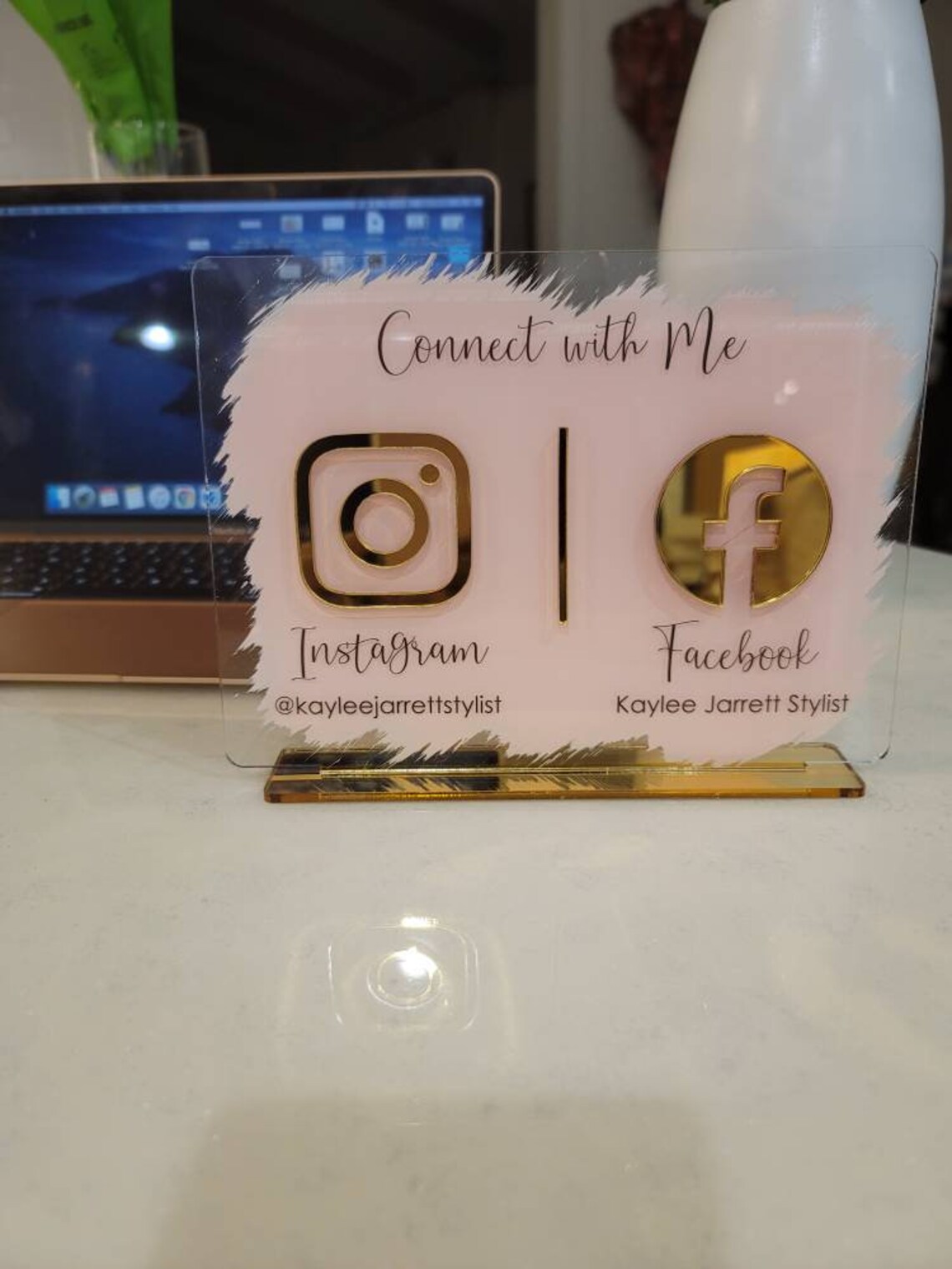 Custom Business Acrylic Sign - Etsy