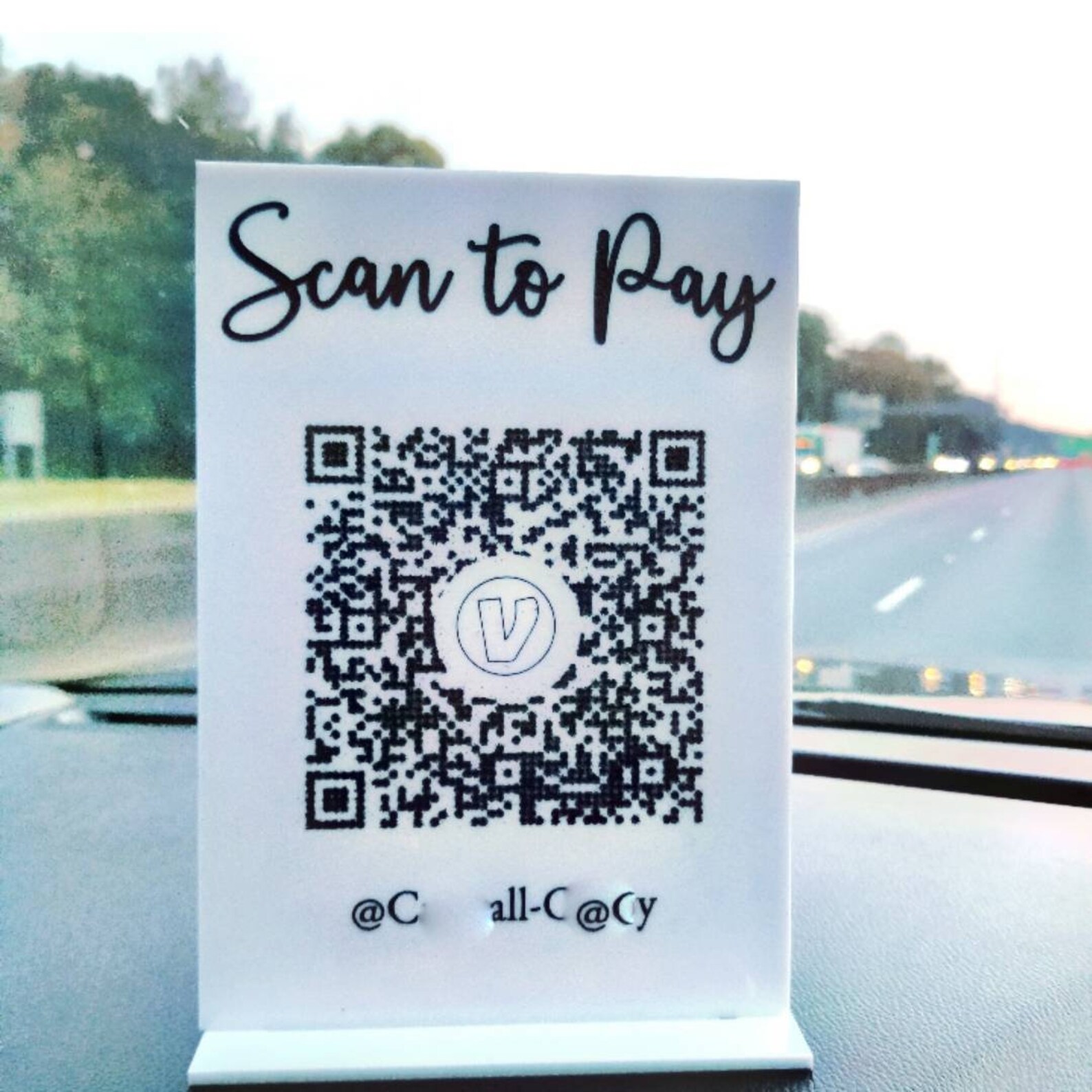 Custom Acrylic QR Sign / Scan to Pay Sign - Etsy