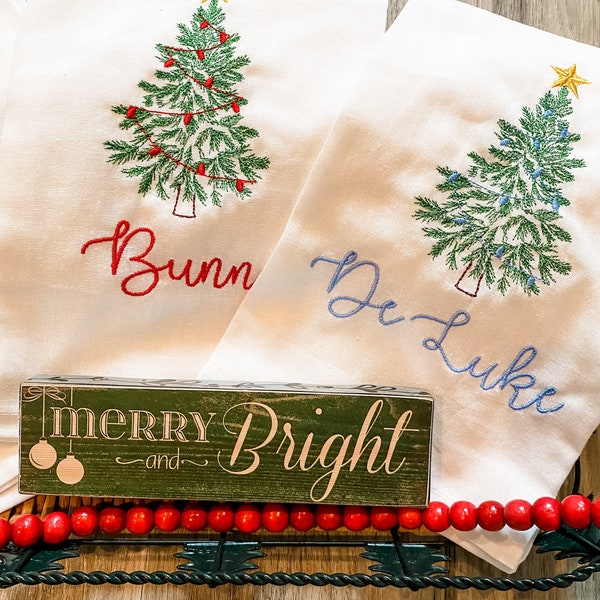 Christmas Tea Towel - Etsy