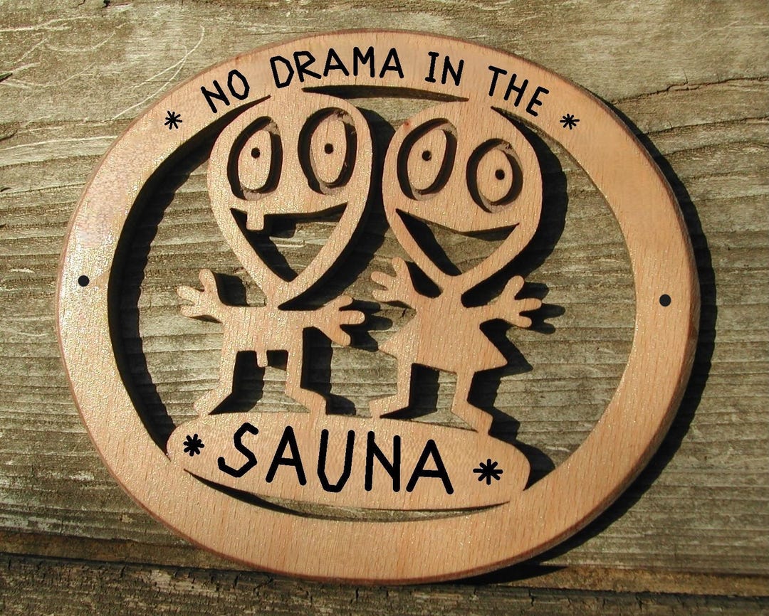 Handmade Sauna Sign: Funny Wood Decor - Etsy