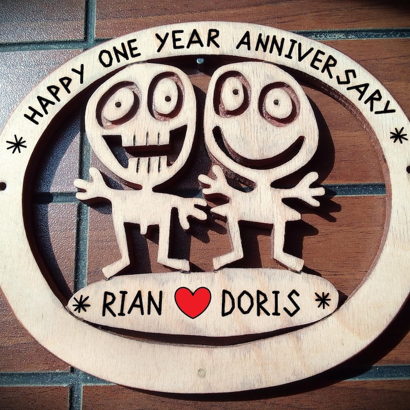 1st Wedding Anniversary - Etsy