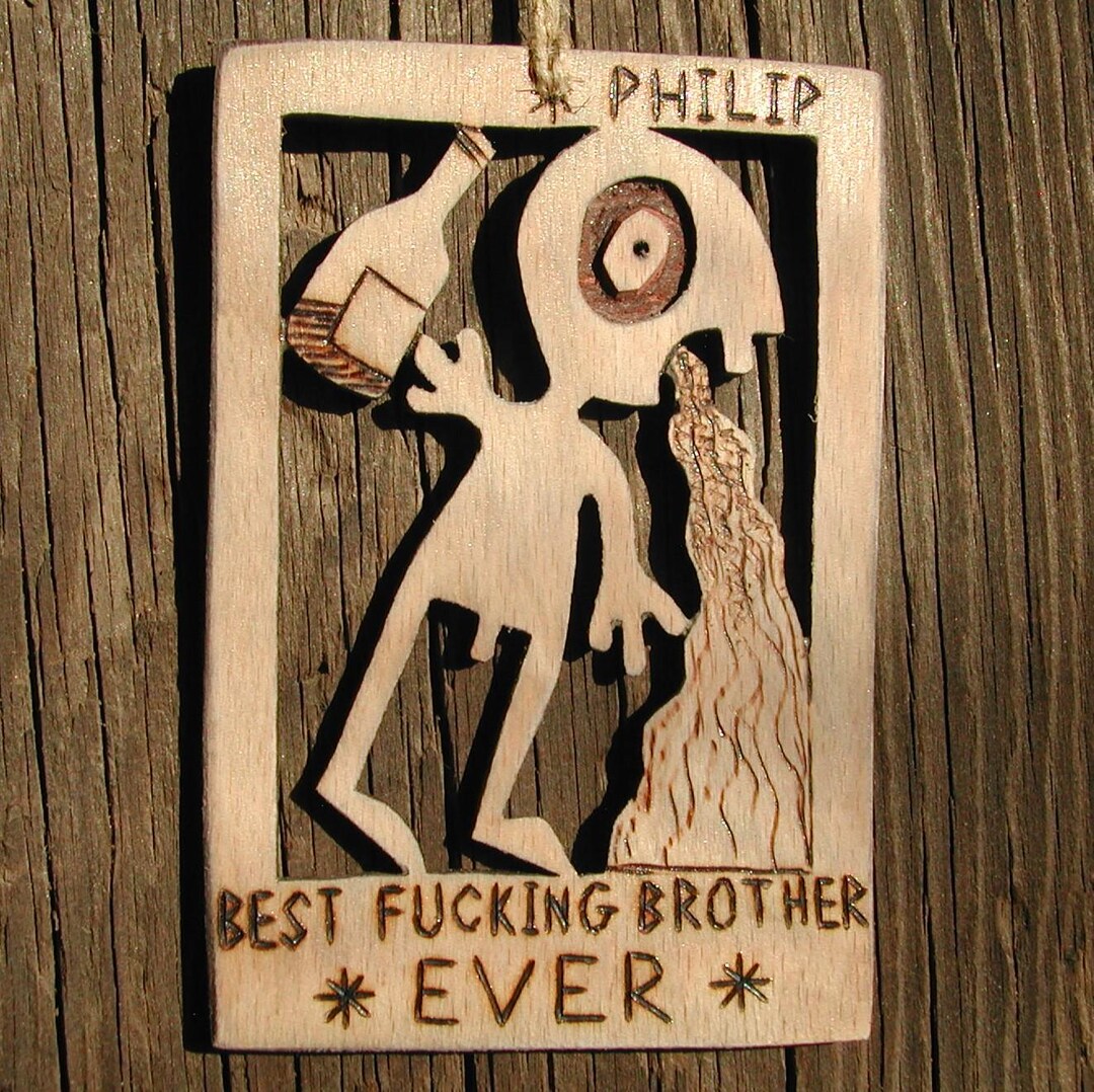 Rude Gift for Brother. Funny Brother Gift. Brother Birthday Gift ...