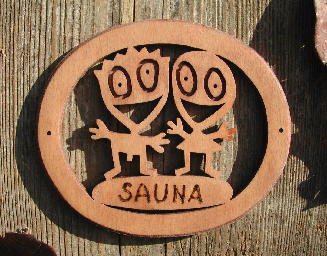 Sauna, Sauna Sign, Funny Sauna Sign, Accessories for a Sauna, Sauna ...