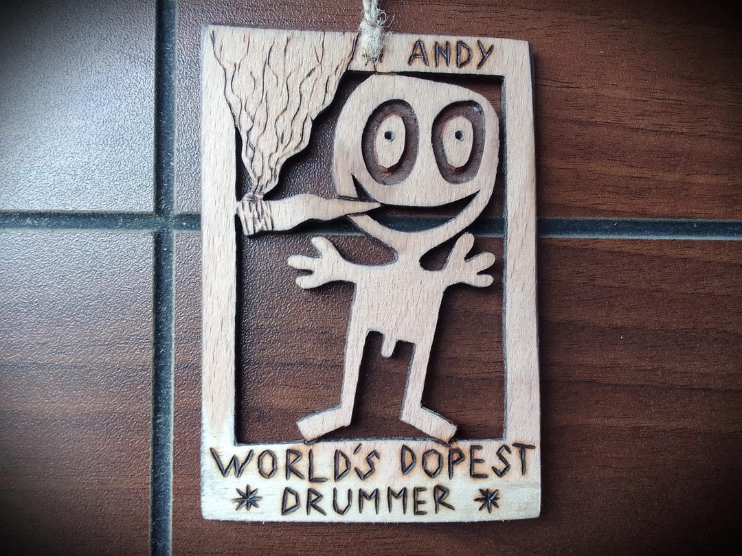 Funny Drummer Gift, Quirky Rock Drummer Present, Fun Gag Nerdy Drummer ...