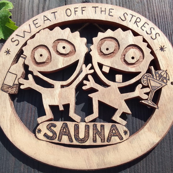 Sauna Sign - Etsy