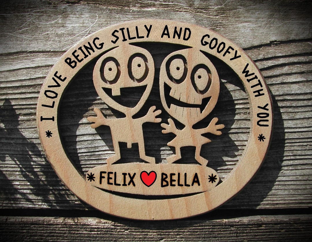 Couples Personalized Gift, Custom Couple Name Sign, Valentine's Day ...
