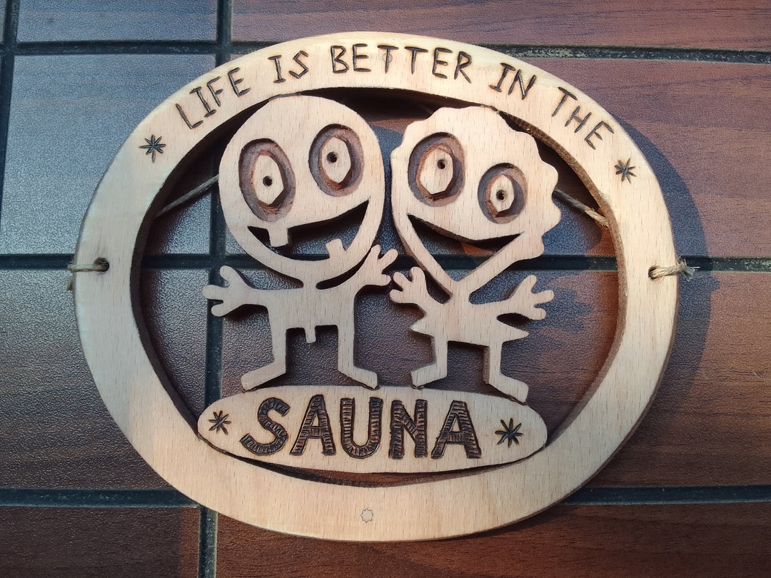 Sauna Sign. Funny Sauna Sign. Sauna Accessories. Sauna Door Sign. Funny ...