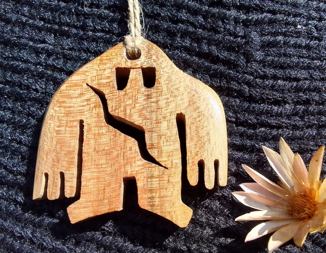 Golem of Prague, Judaica Necklace Pendant, Religious Figure, Handmade ...