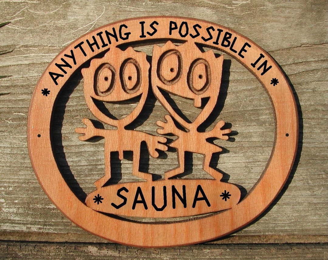 Wooden Sauna Sign: Personalized Handmade Spa Signage - Etsy
