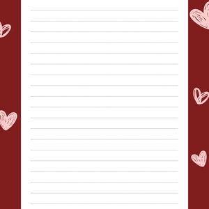 Love Stationery Paper *download* - Etsy