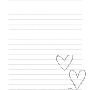Love Stationery Paper *download* - Etsy