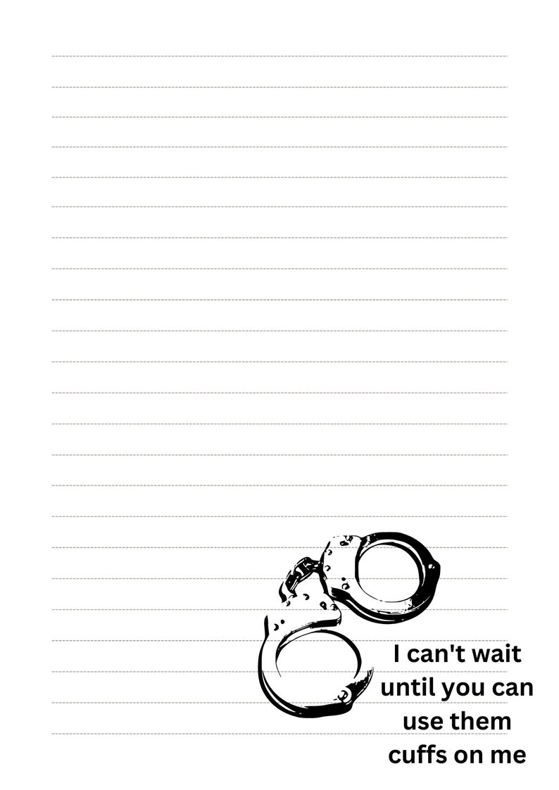 Prison Wife Stationery Paper *download* - Etsy