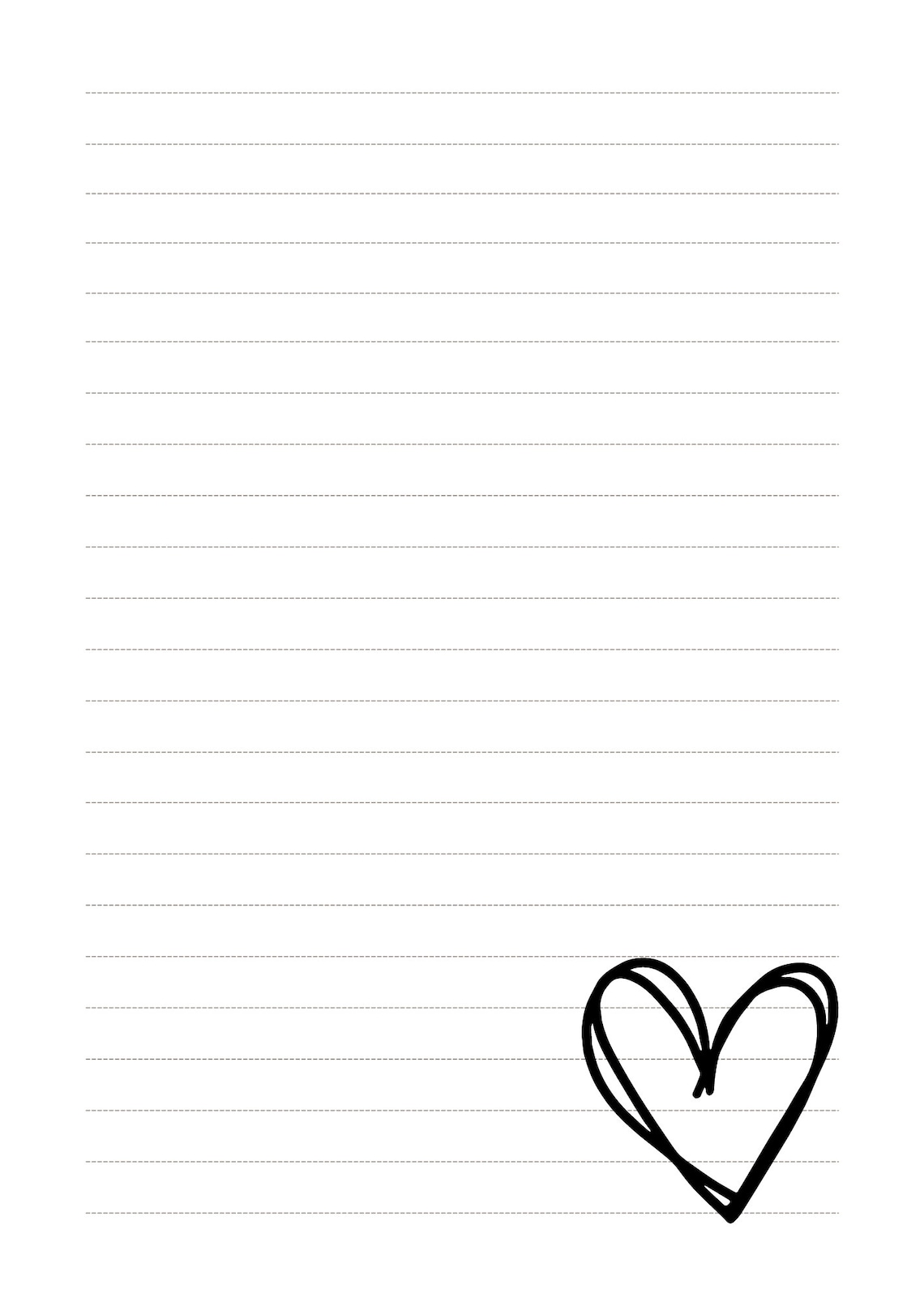 Love Stationery Paper *download* - Etsy