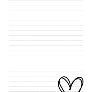 Love Stationery Paper *download* - Etsy