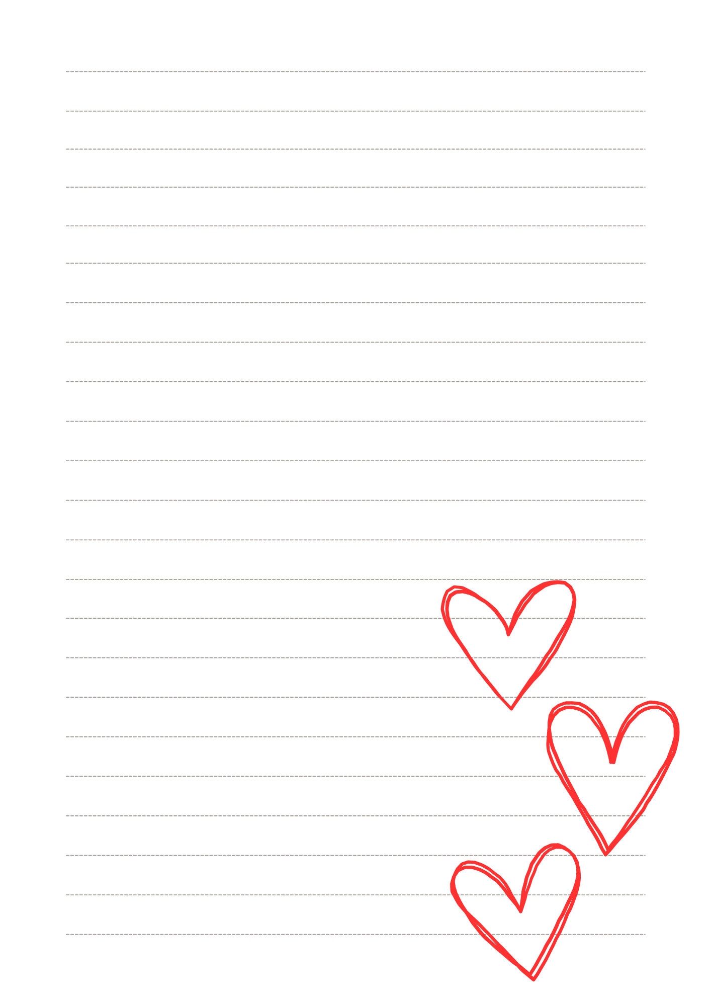 Love Stationery Paper *download* - Etsy