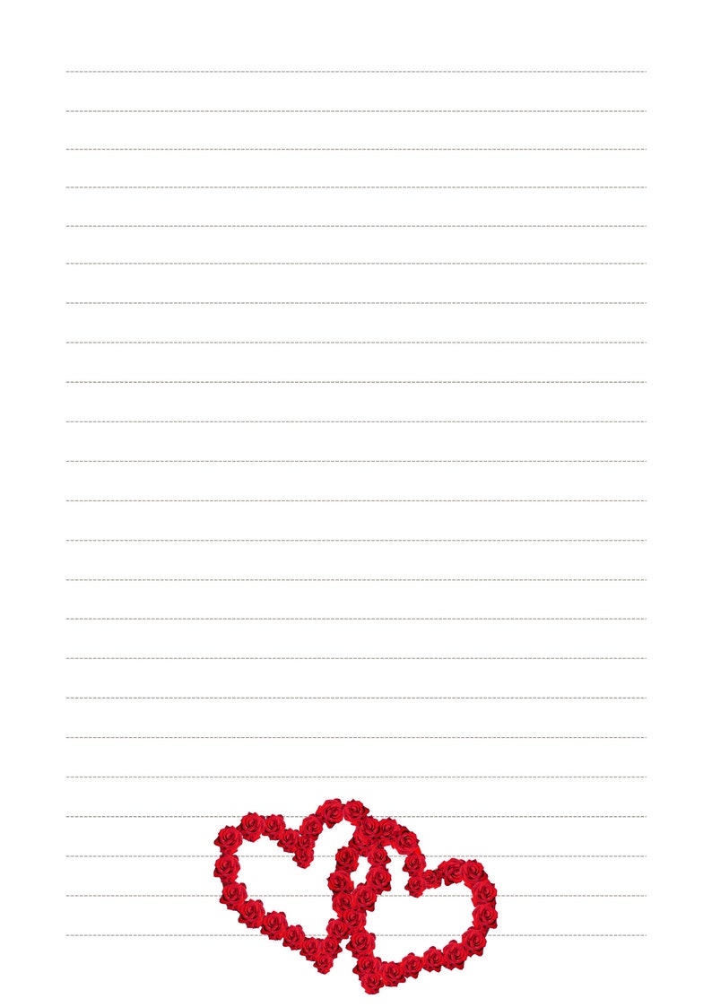 Love Stationery Paper *download* - Etsy