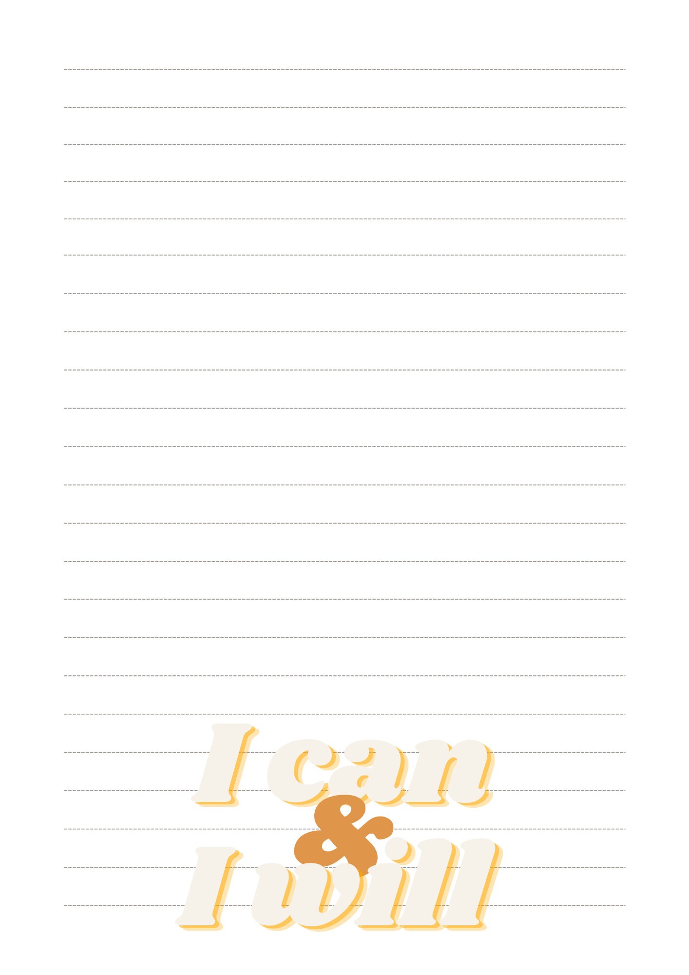 Positive Stationery Paper *download* - Etsy