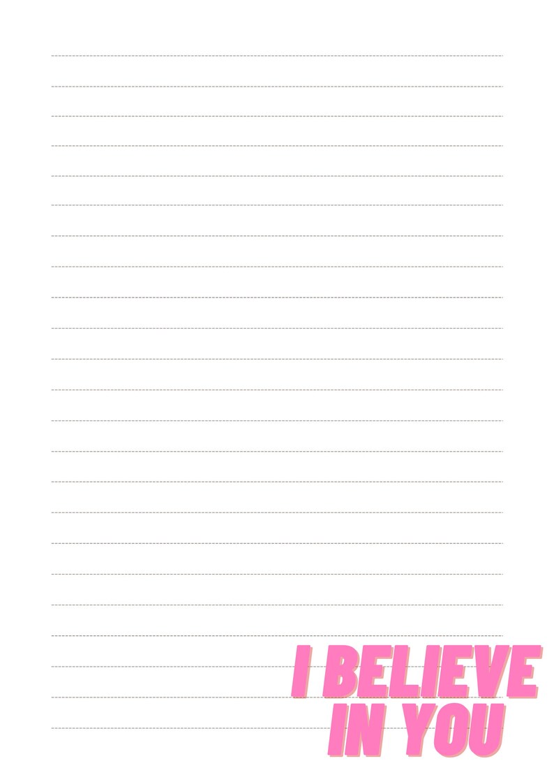 Positive Stationery Paper *download* - Etsy