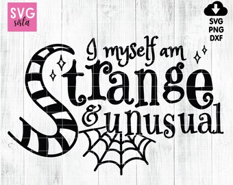 Strange Unusual Svg | Etsy
